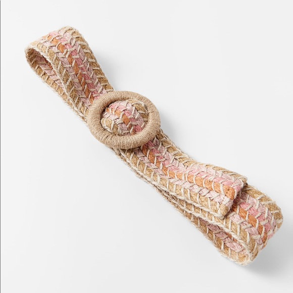 Zara | Accessories | Zara Woven Jute Belt | Poshmark